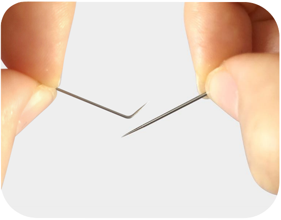 tungsten-probe-needle-landing